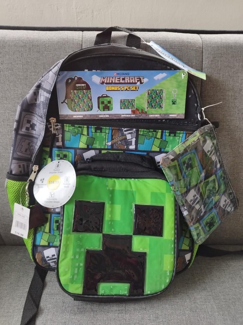 Minecraft Backpack, Men's Fashion, Bags, Backpacks on Carousell