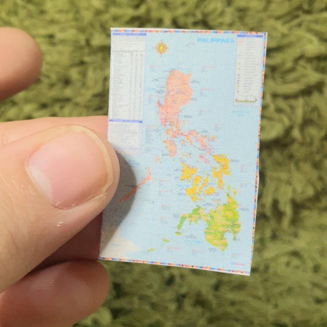 miniature world map philippine map pencils riler school supplies ...