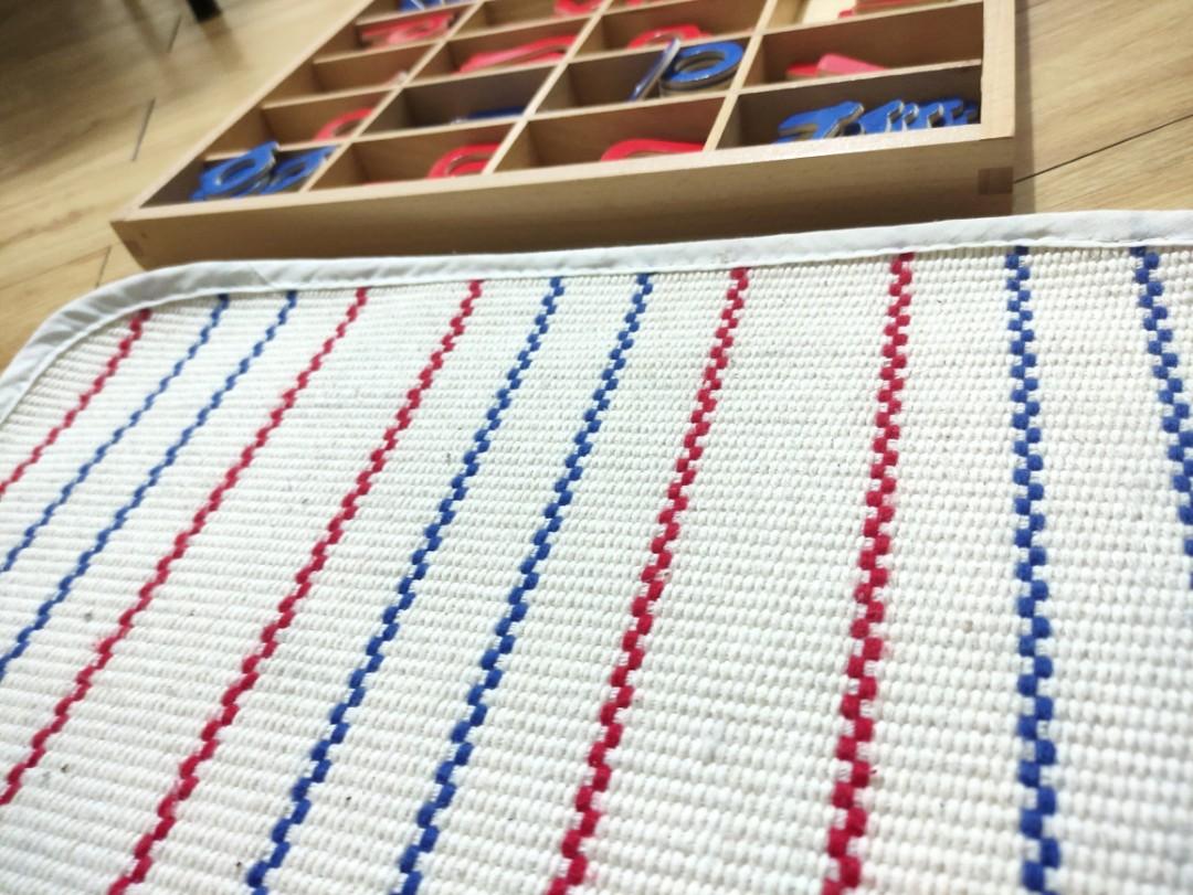 Montessori movable alphabet with mat, Hobbies & Toys, Toys & Games on ...