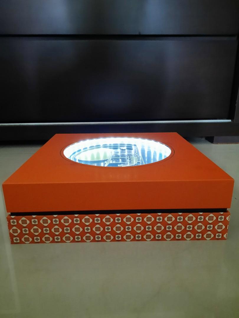 Mooncake boxes from Intercon, MBS and Raffles Hotel, Furniture & Home ...