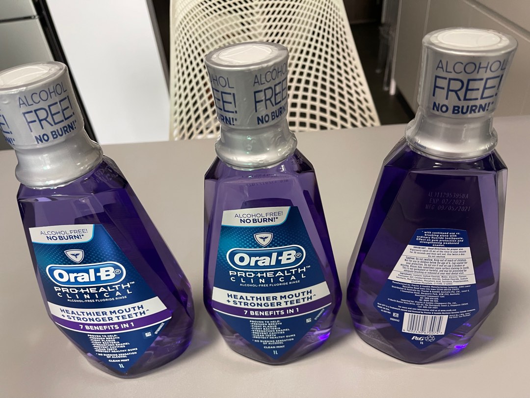 Oral B Alcohol free Mouth and throat wash gargle, Beauty & Personal ...