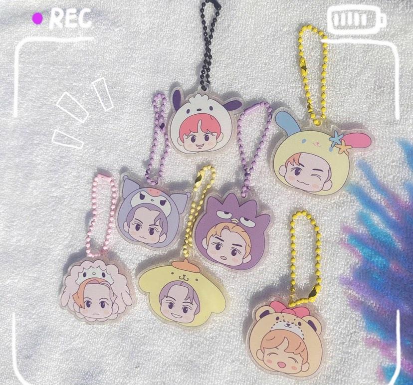 WTS NCT Sanrio pc keychain taeil johnny taeyong yuta kun doyoung ten ...