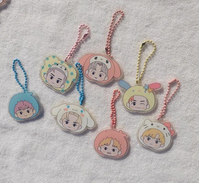 WTS NCT Sanrio pc keychain taeil johnny taeyong yuta kun doyoung ten ...