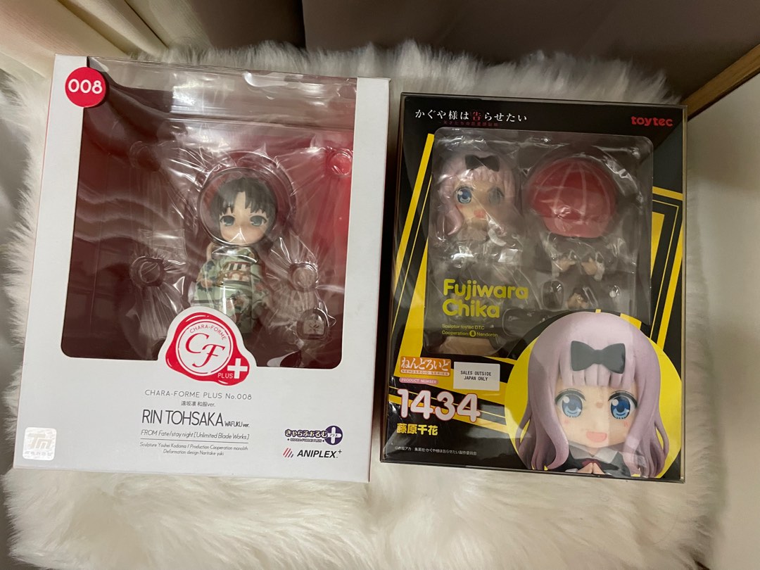 Nendoroid Chika Fujiwara and Chara for me Rin Tohsaka, Hobbies & Toys ...