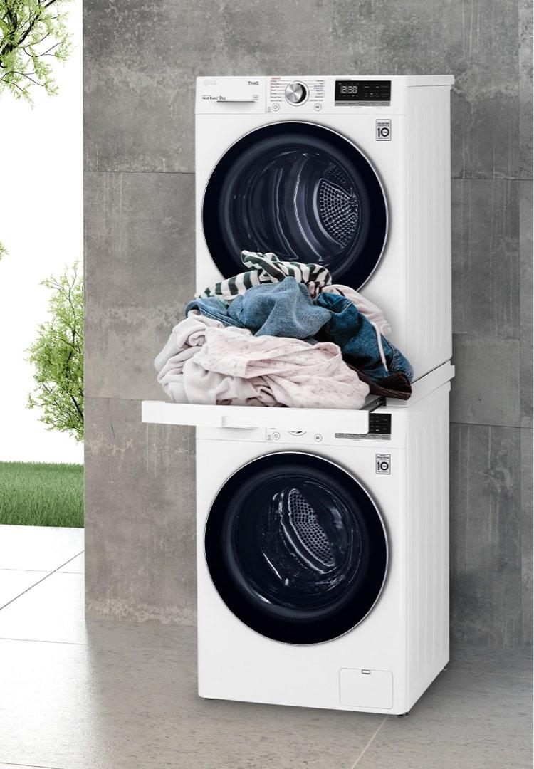 NEW LG stacking kit with shelf, TV & Home Appliances, Washing Machines ...