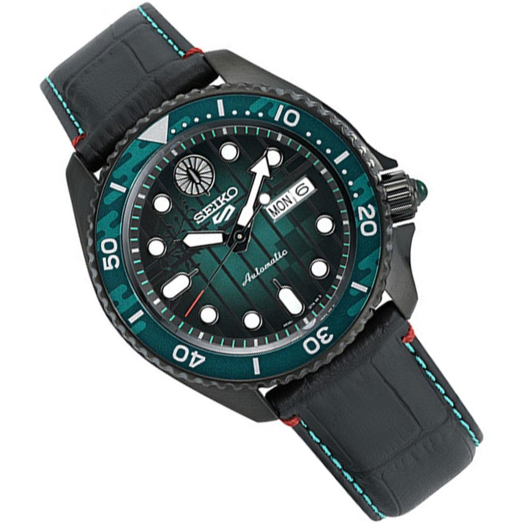 NEW Seiko Demon Slayer SRPJ23K1 SRPJ23 Tanjiro Kamado Green Dial ...