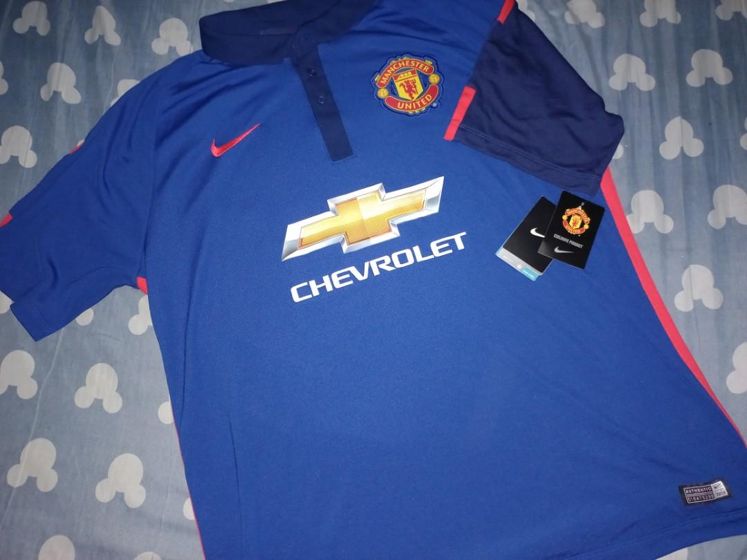 nike manchester united chevrolet jersey shirt, Men's Fashion, Tops ...