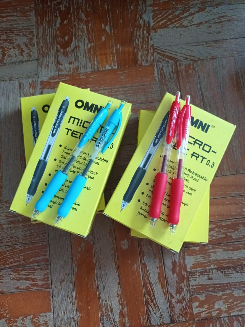 OMNI MICRO TEC RT 0.3 PENS, Hobbies & Toys, Stationery & Craft ...
