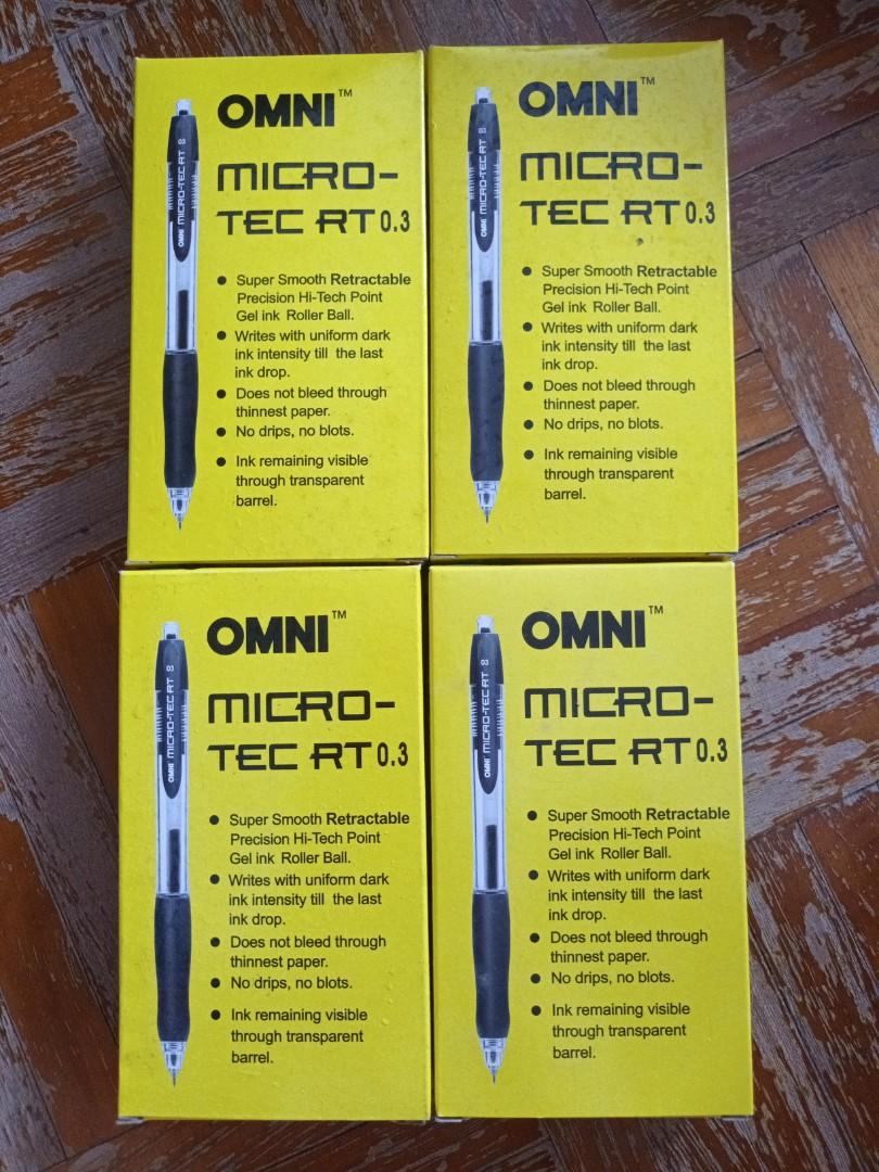 OMNI MICRO TEC RT 0.3 PENS, Hobbies & Toys, Stationery & Craft ...