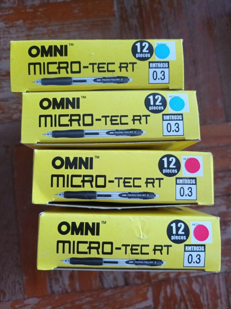 OMNI MICRO TEC RT 0.3 PENS, Hobbies & Toys, Stationery & Craft ...