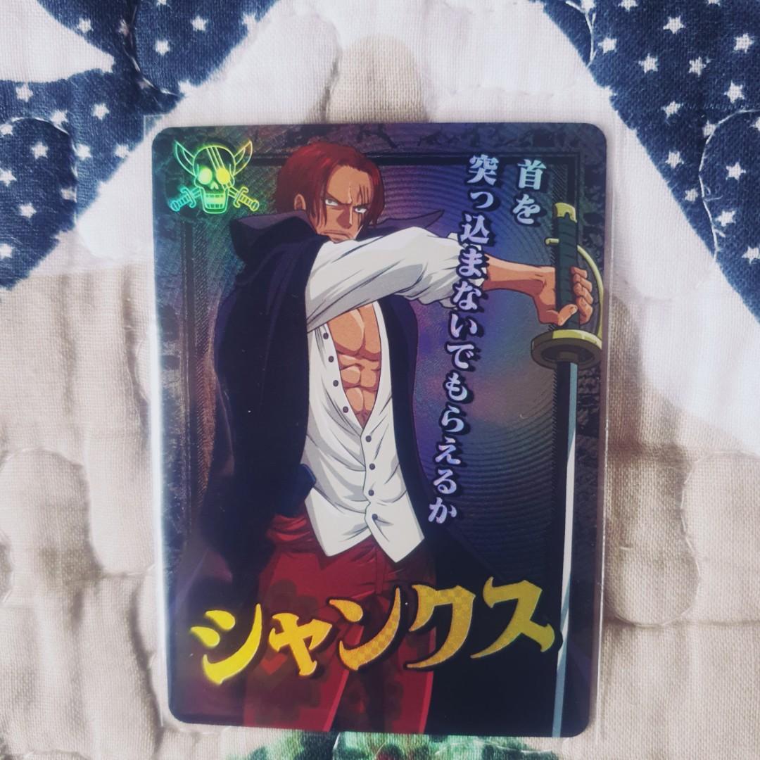 One Piece Red Film card (Shanks), Hobbies & Toys, Toys & Games on Carousell