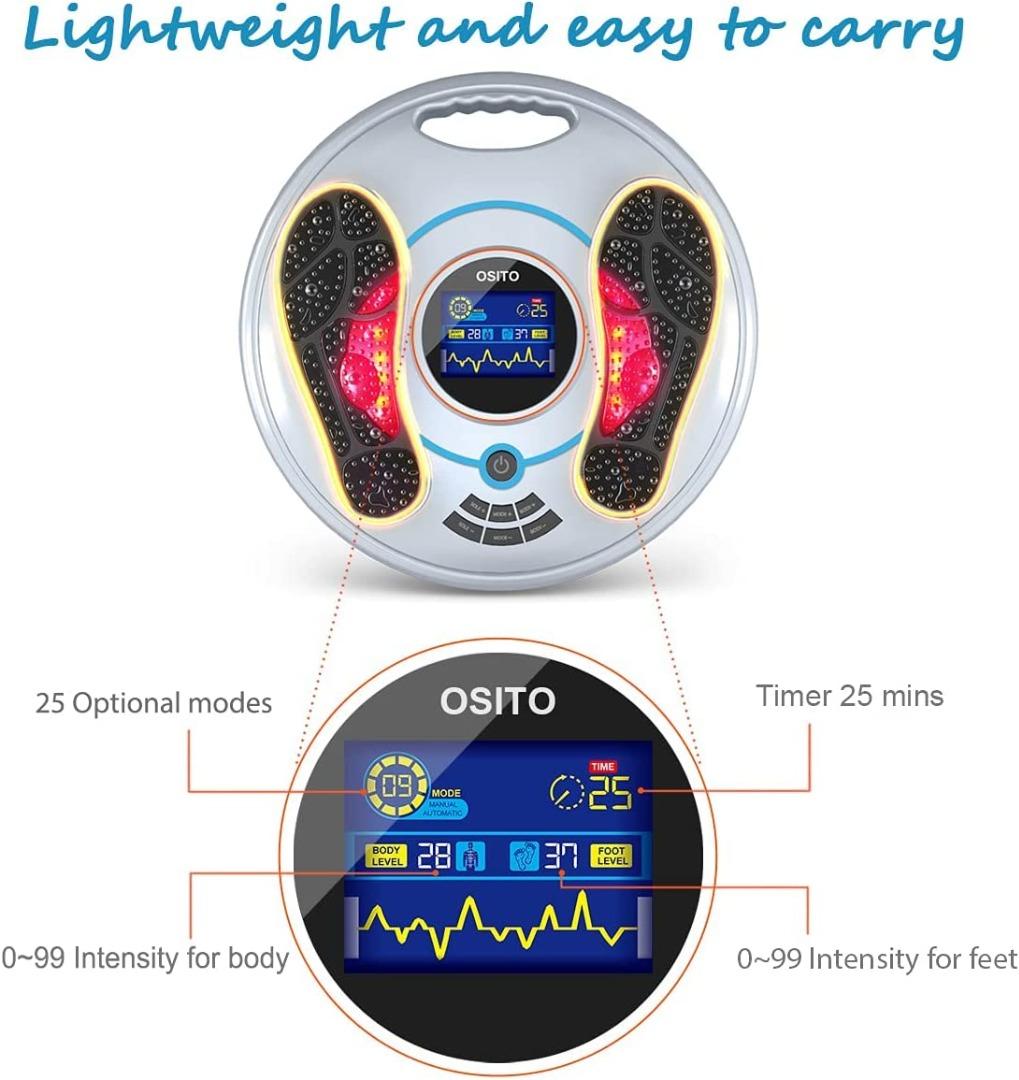OSITO Electric Foot Circulation Massager & Body Therapy Machine, Fight ...