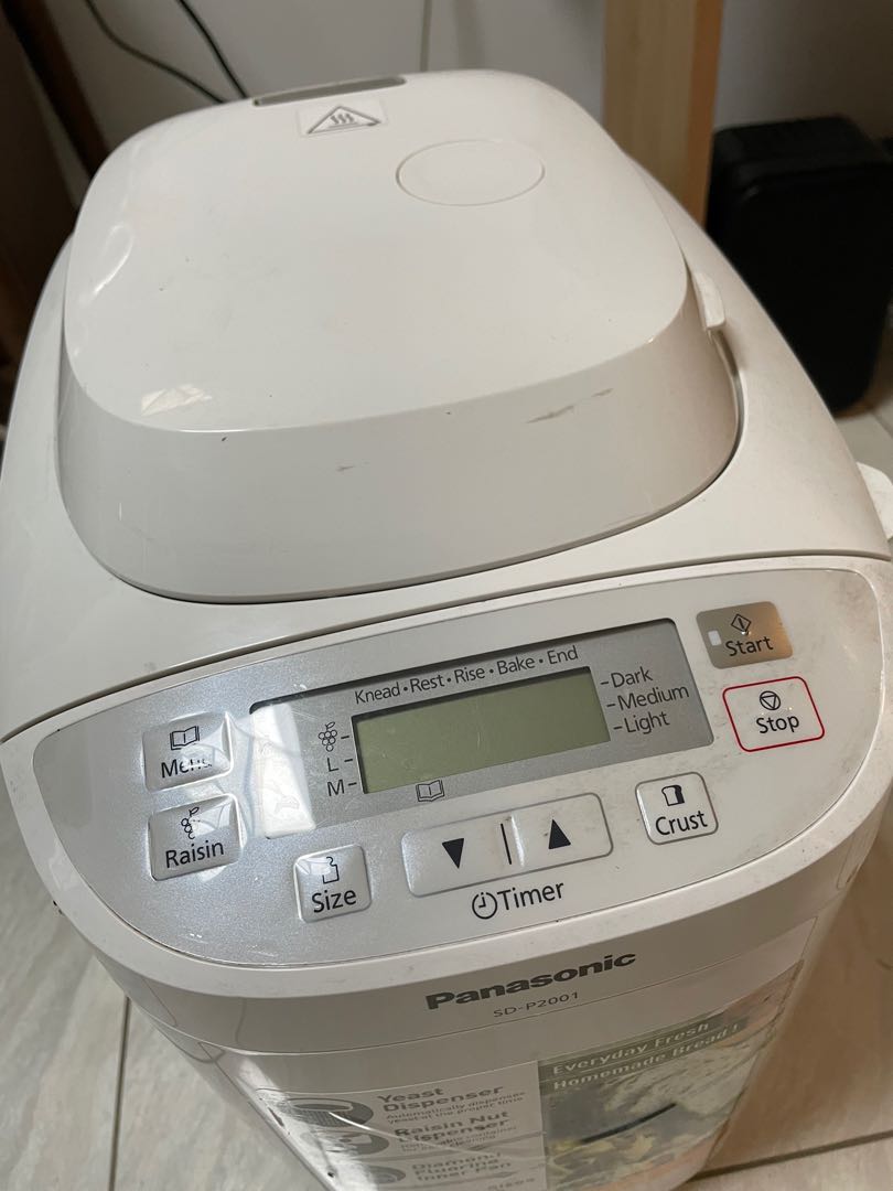 Panasonic SD P2001 breadmaker, TV & Home Appliances, Kitchen Appliances ...