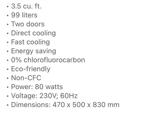 Personal Ref for Sale!, TV & Home Appliances, Kitchen Appliances ...