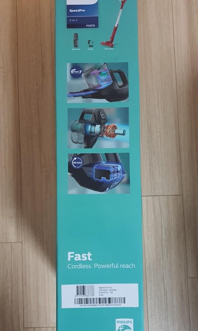 PHILIPS SPEED PRO 2 IN 1 Wireless Vacuum Cleaner, TV & Home Appliances ...