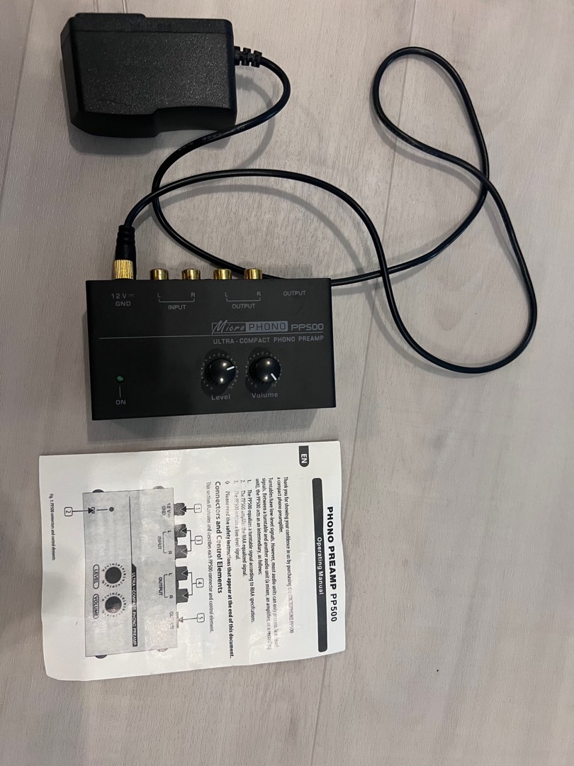 Phono preamp - PP500, Audio, Other Audio Equipment on Carousell