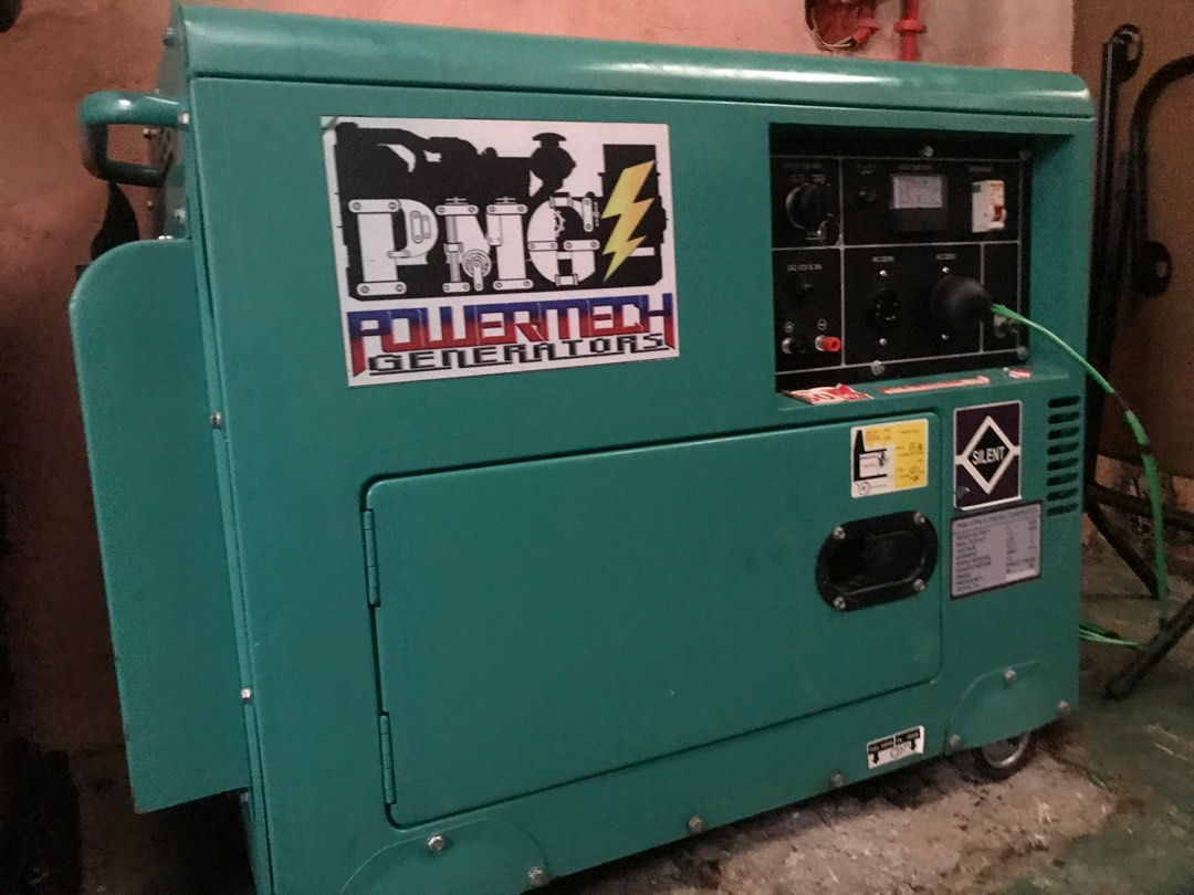 PMG Power Tech Diesel Generator Set 5KVA, Commercial & Industrial ...