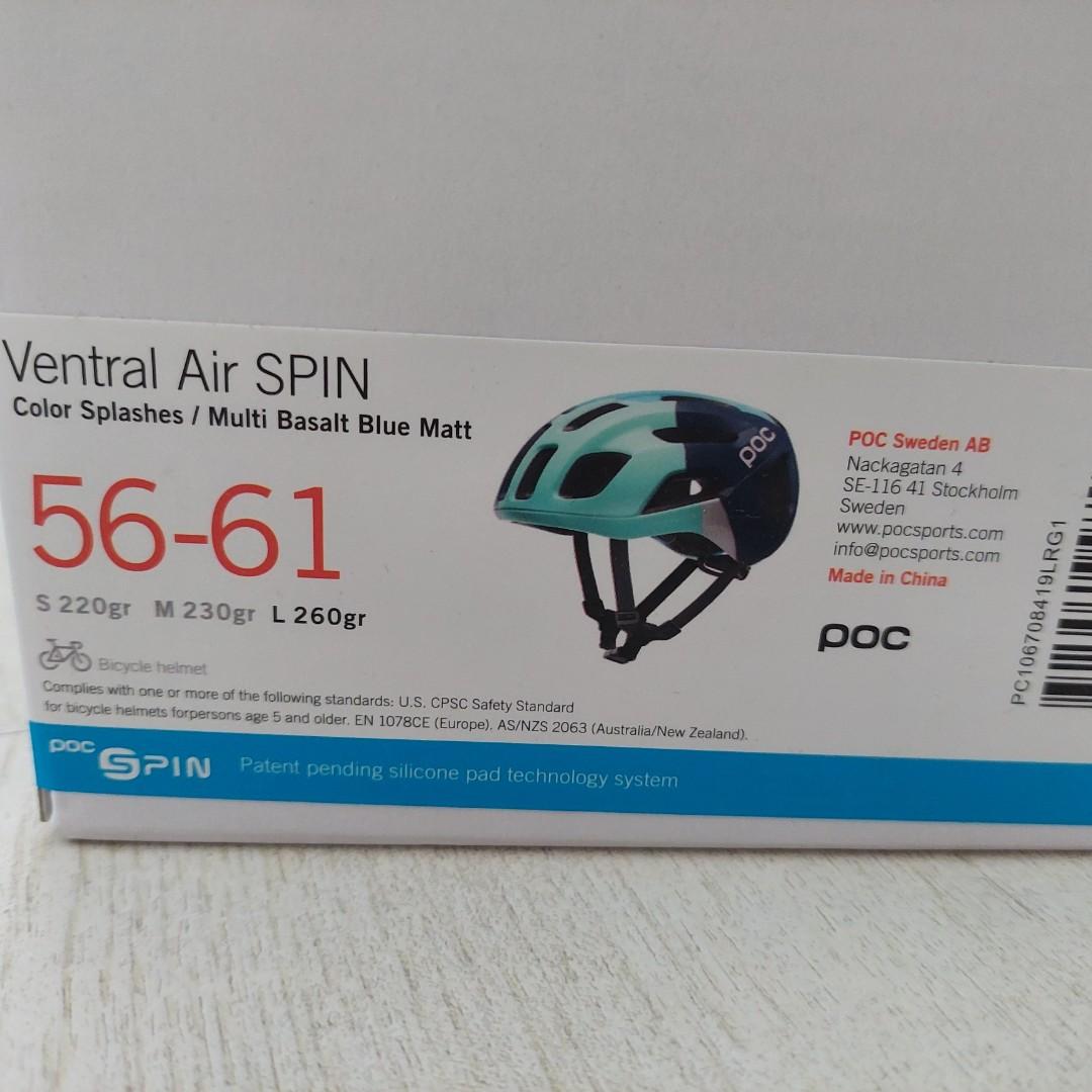 POC Ventral Air SPIN (Color Splash - 4 different colors in one helmet ...