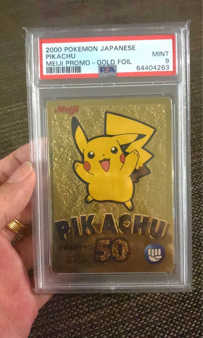 Pokémon - Gold Meiji Pikachu PSA 9 Pokemon, Hobbies & Toys, Toys ...