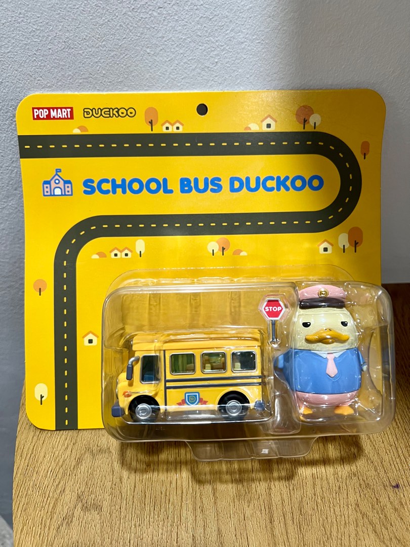 Pop mart Duckoo Yellow School Bus Limited Edition, Hobbies & Toys, Toys ...