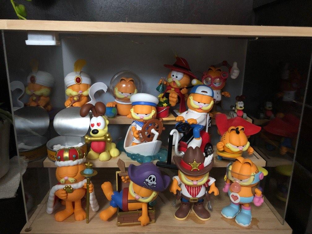 POPMART Garfield cat full collection (with box), Hobbies & Toys, Toys ...