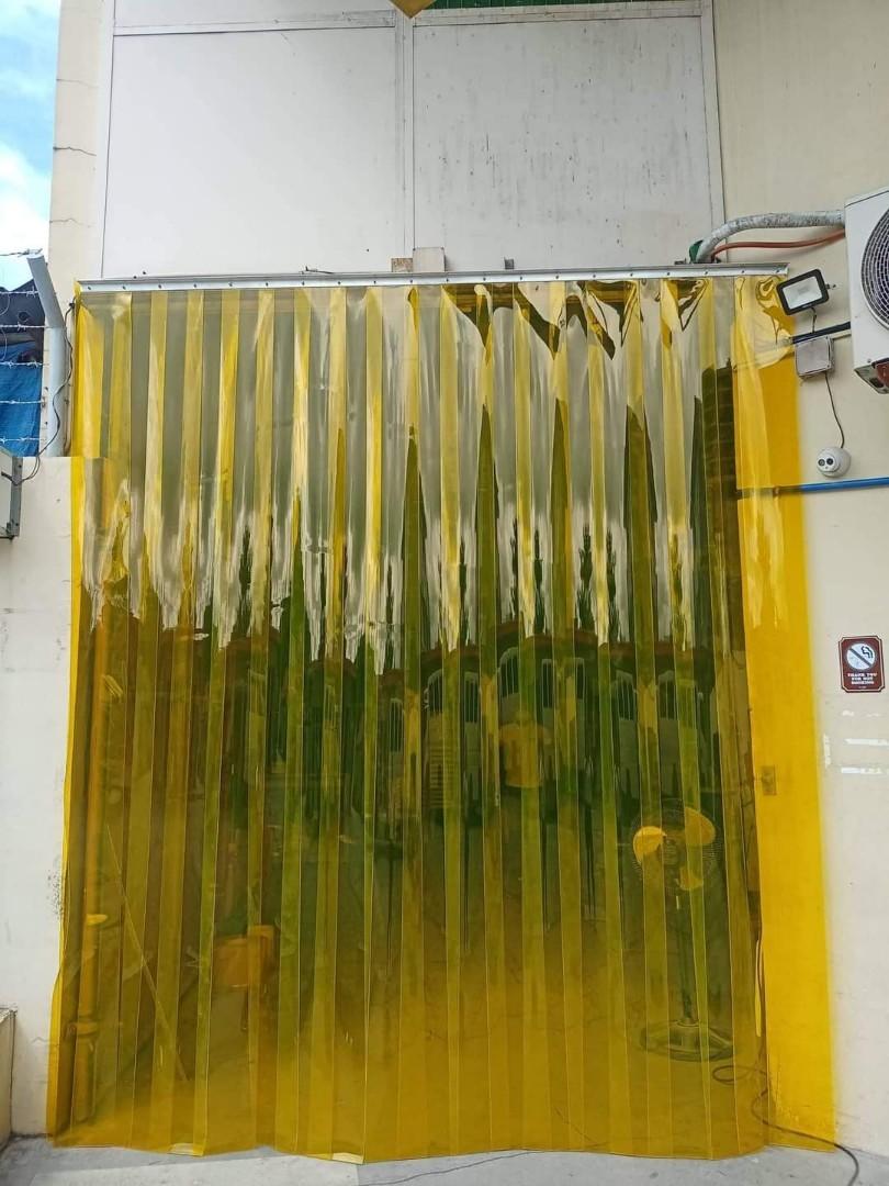 PVC STRIP PLASTIC CURTAIN, Furniture & Home Living, Home Decor ...