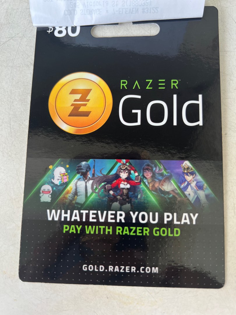 Razel Gold Card, Video Gaming, Gaming Accessories, Game Gift Cards ...
