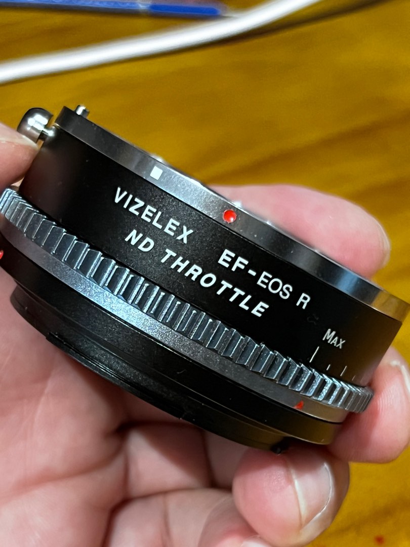 RF to EF mount adapter with variable ND filter, Photography, Lens ...