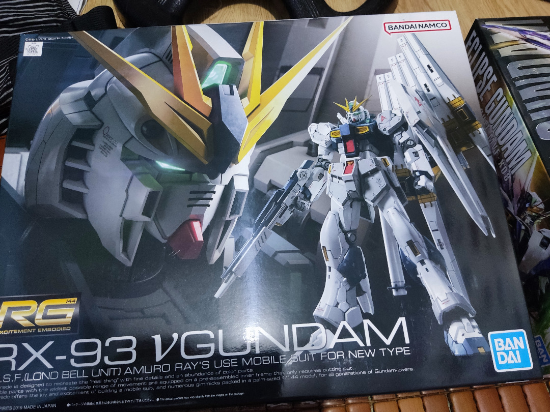 RG RX 93 nu v Gundam, Hobbies & Toys, Toys & Games on Carousell