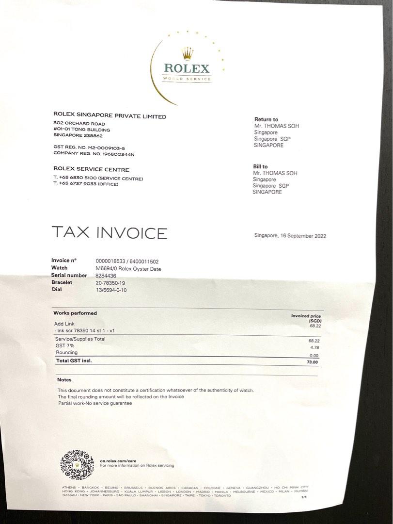 Rolex Oyster Precision 6694 (with Rolex Invoice), Luxury, Watches on Carousell