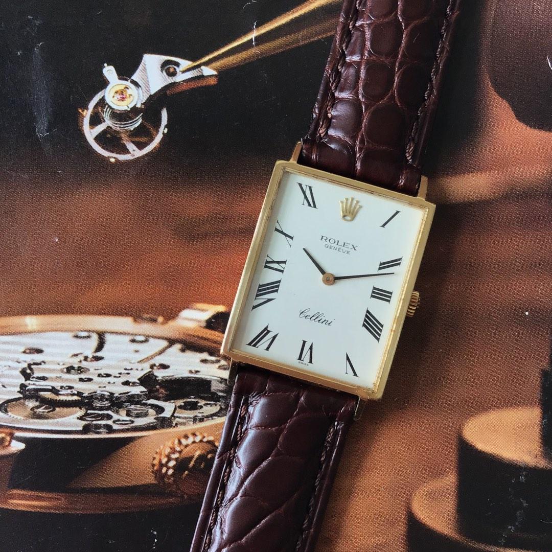(SOLD) Rolex Cellini 18K Solid Gold, Luxury, Watches on Carousell