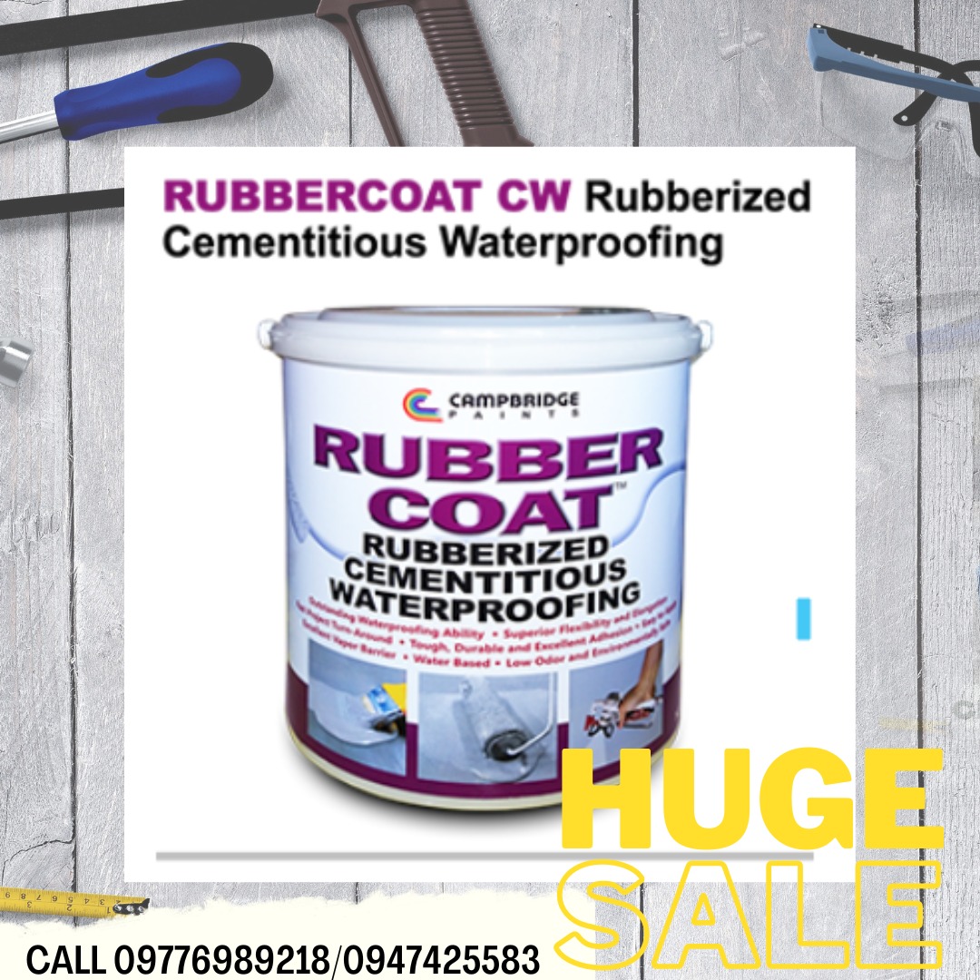 RUBBERCOAT RUBBERIZED CEMENTITIOUS WATERPROOFING, Commercial ...