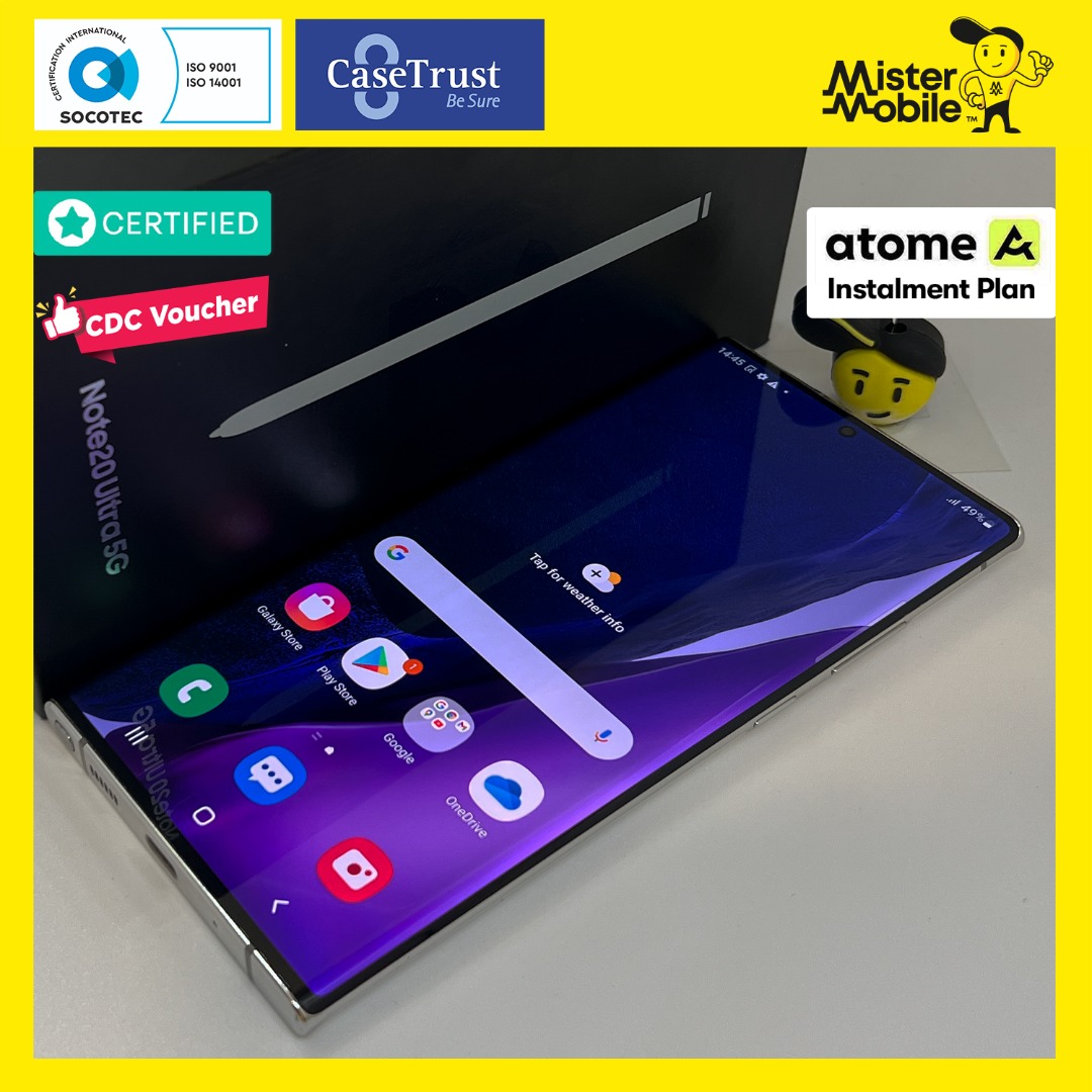 Samsung Galaxy Note 20 Ultra 5G 256 256GB Mystic White Local Used ...