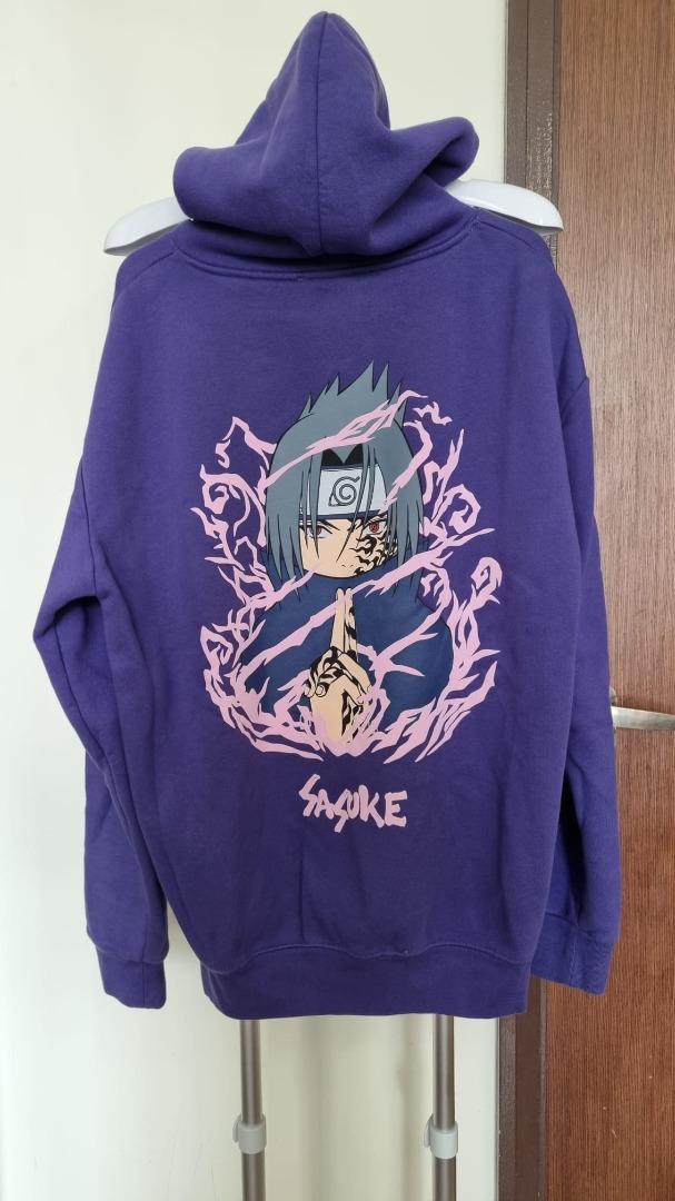 Sasuke Limited Edition Naruto Pull&Bear Collection, Men's Fashion, Tops ...
