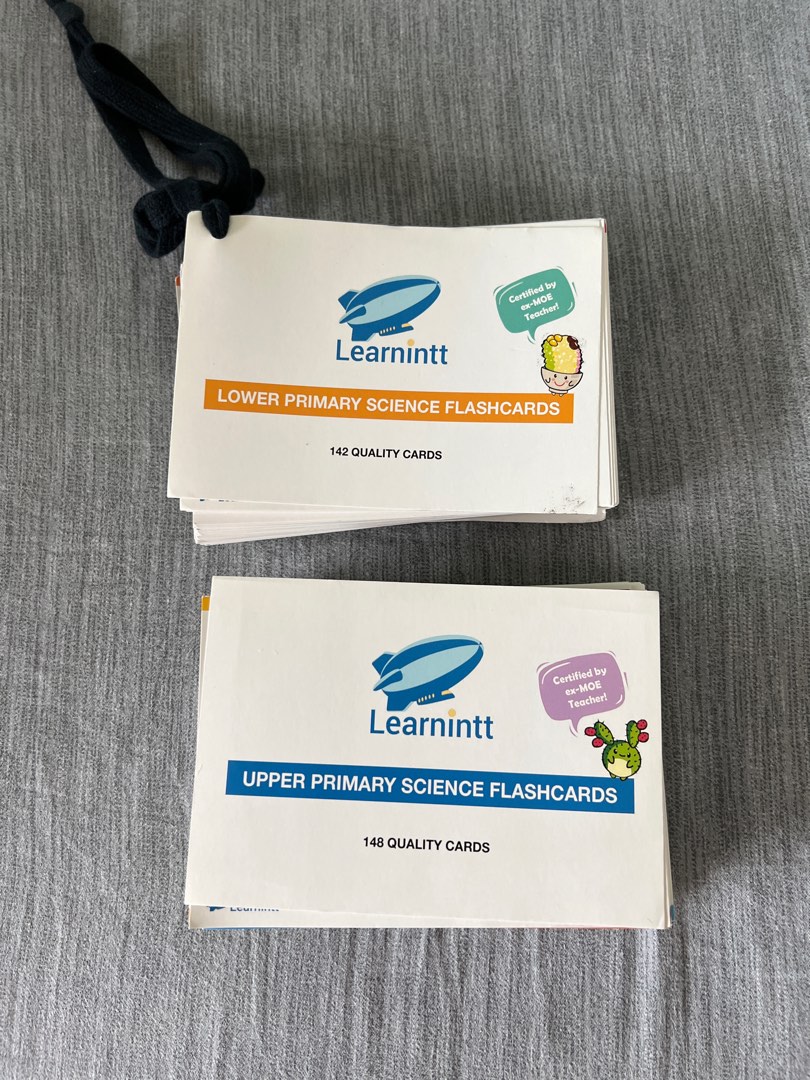 Science flash cards psle preparation, Hobbies & Toys, Books & Magazines ...