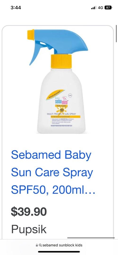 sebamed baby sun care sunscreen spf 50, Babies & Kids, Going Out, Other Babies Going Out Needs ...