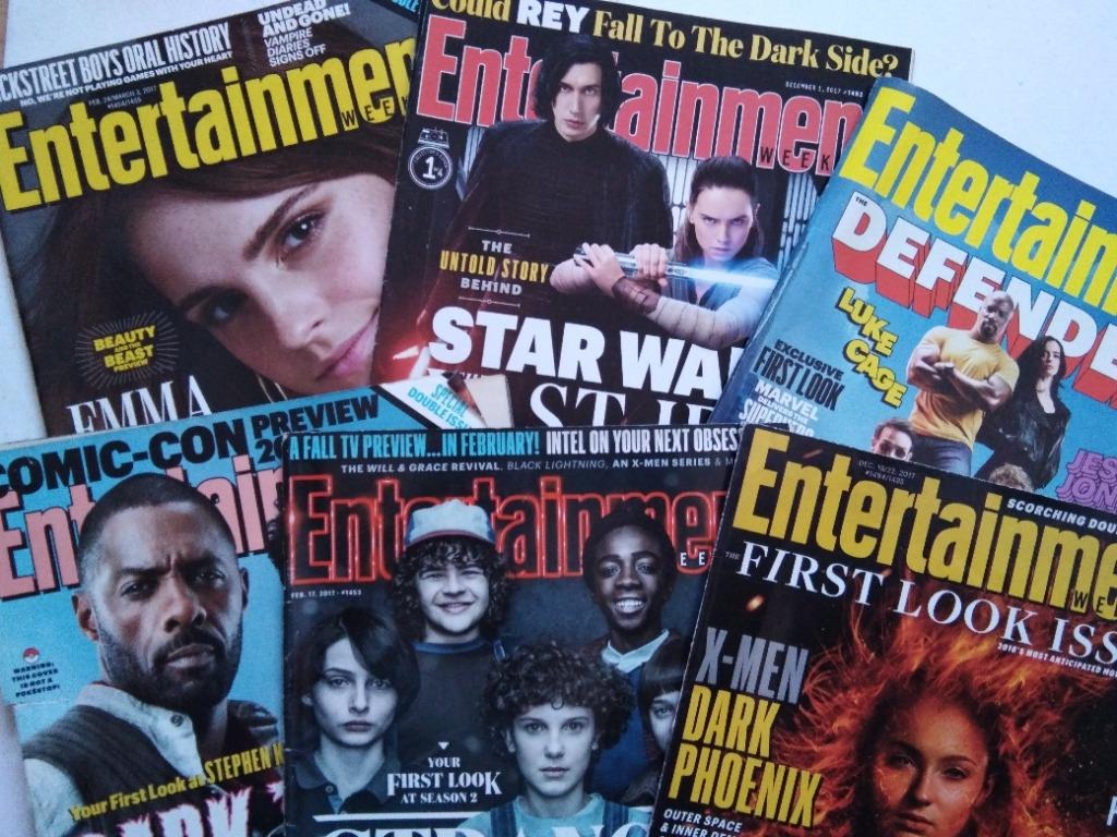 Set of Entertainment Weekly magazines, Hobbies & Toys, Books ...