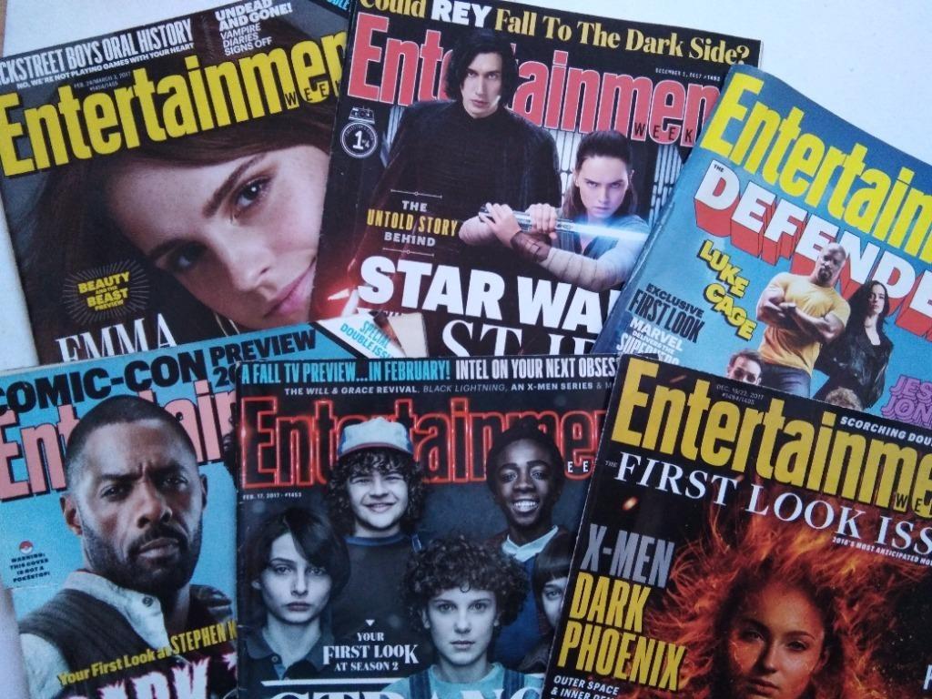 Set of Entertainment Weekly magazines, Hobbies & Toys, Books ...