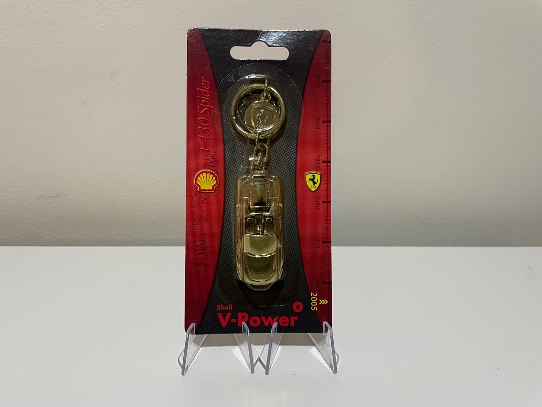 Shell V-Power Ferarri all metal Key Chain 1pc, Hobbies & Toys, Toys ...