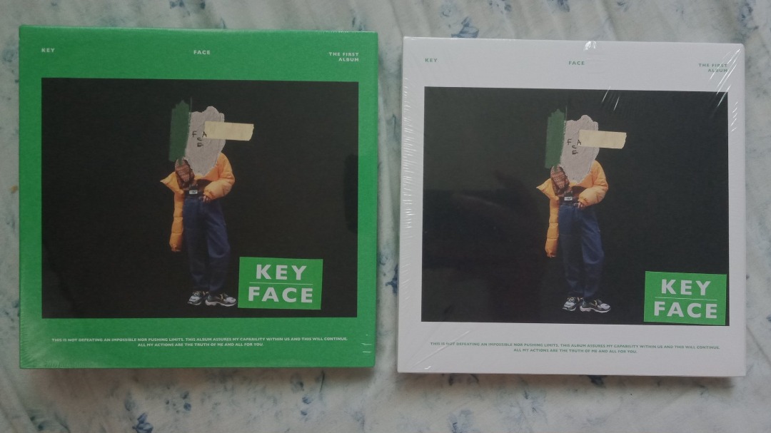 shinee key face album (white ver.) , Hobbies & Toys, Memorabilia ...