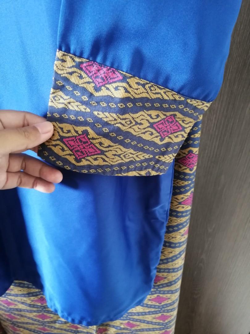 Hari Raya baju kurung songket set, Women's Fashion, Muslimah Fashion ...