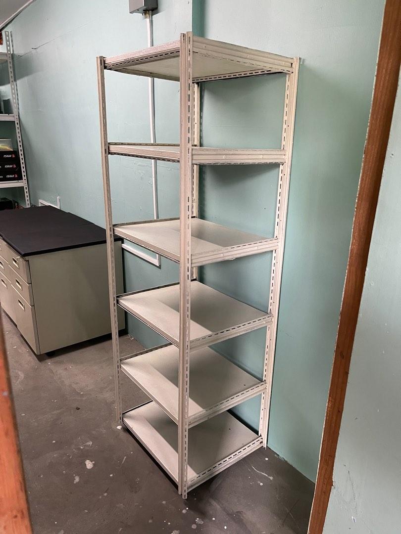 Solid Steel Rack Shelves Cabinet, Furniture & Home Living, Office Furniture & Fixtures on Carousell
