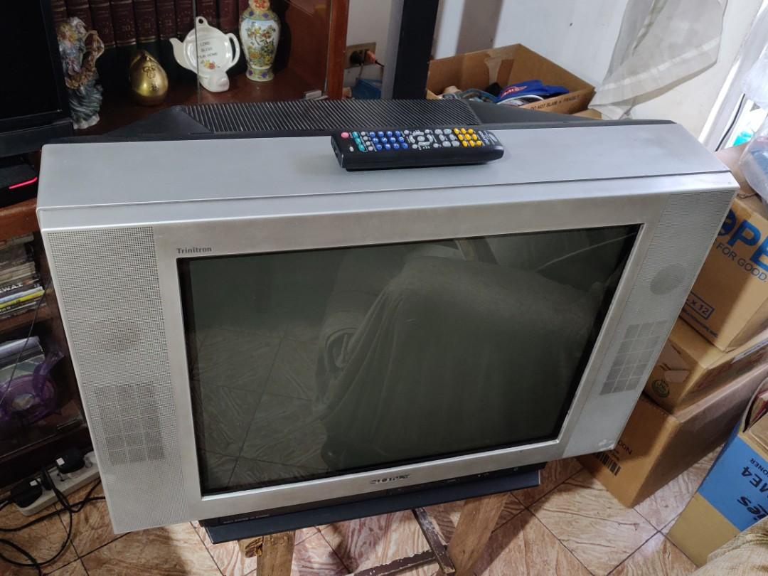 Sony - Trinitron CRT TV 24", TV & Home Appliances, TV & Entertainment ...