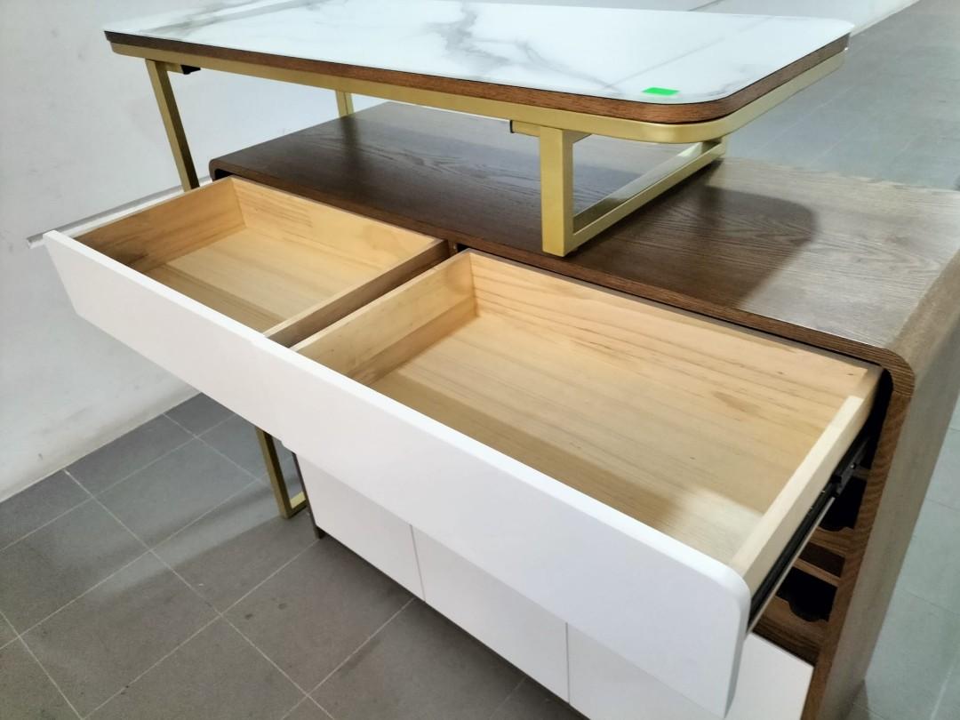 SPARKZ Extendable Bar Counter, Furniture & Home Living, Furniture ...