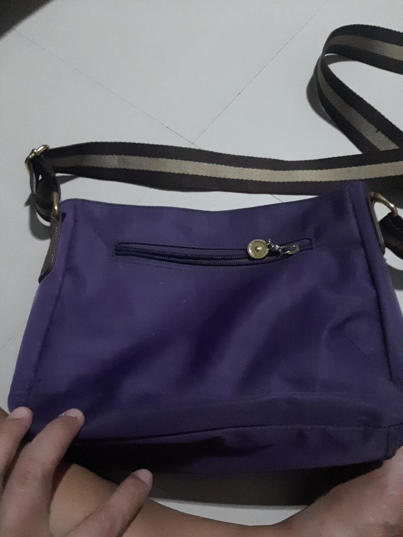 Ssamzie purple sling bag, Luxury, Bags & Wallets on Carousell