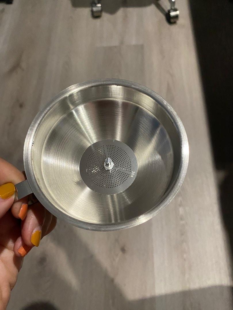 Stainless Steel Funnel Kitchen pour oil drain kombucha filter liquid ...
