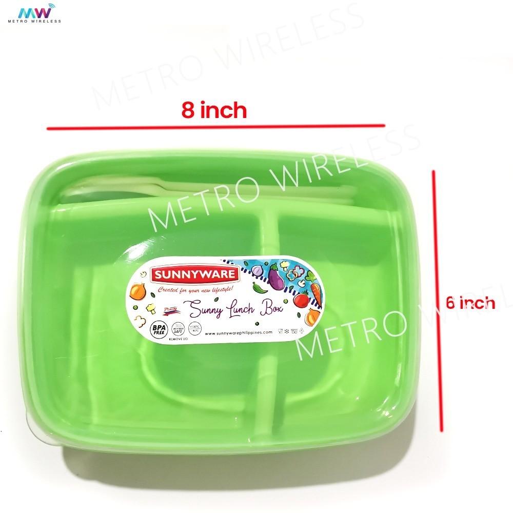 Sunnyware Bento lunch box BPA Free with spoon and fork, Furniture ...
