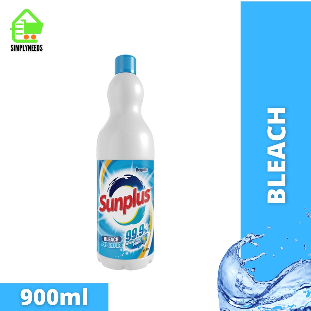 SUNPLUS BLEACH Anti-Bacteria (900ml), Furniture & Home Living, Cleaning & Homecare Supplies ...