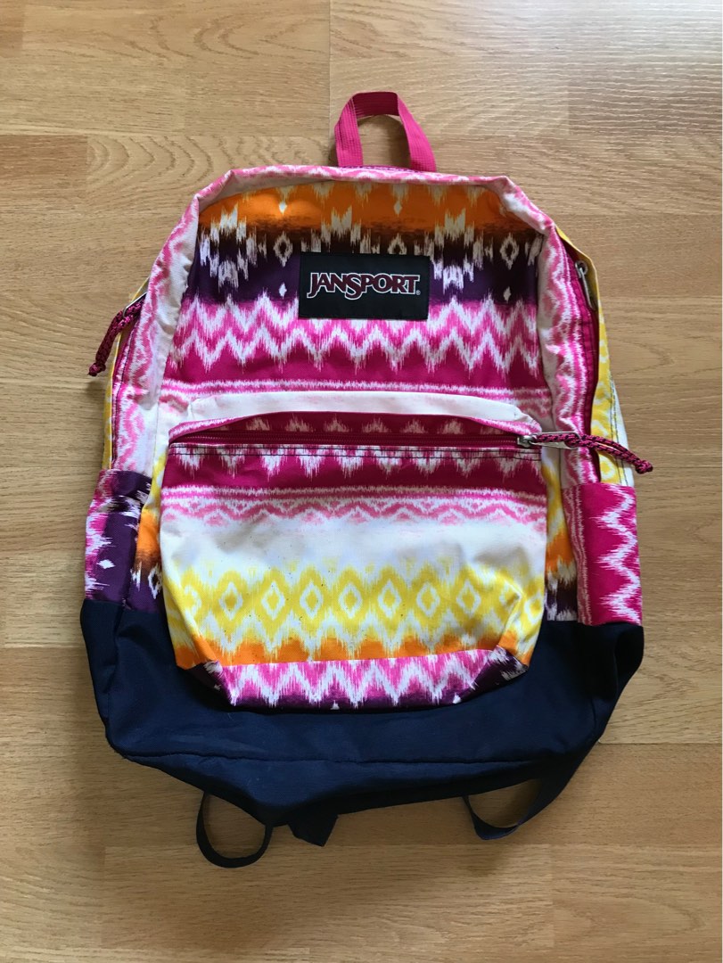 Sunset JanSport Backpack | Thrift | Ukay, Women's Fashion, Bags ...