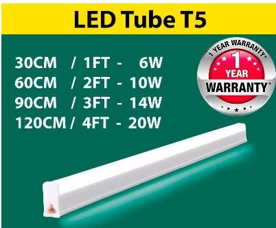T5 LED Tube Ceiling Light Single Tone 1FT 2FT 3FT 4FT (FC1440 ...